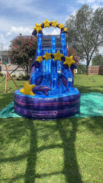 19ft Galaxy waterslide - Bounce Knoxville Party Rentals Knoxville TN